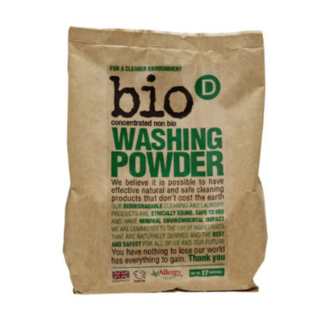 Bio-D Concentrated Non-Bio Washing Powder 1kg - Biodegradable Life